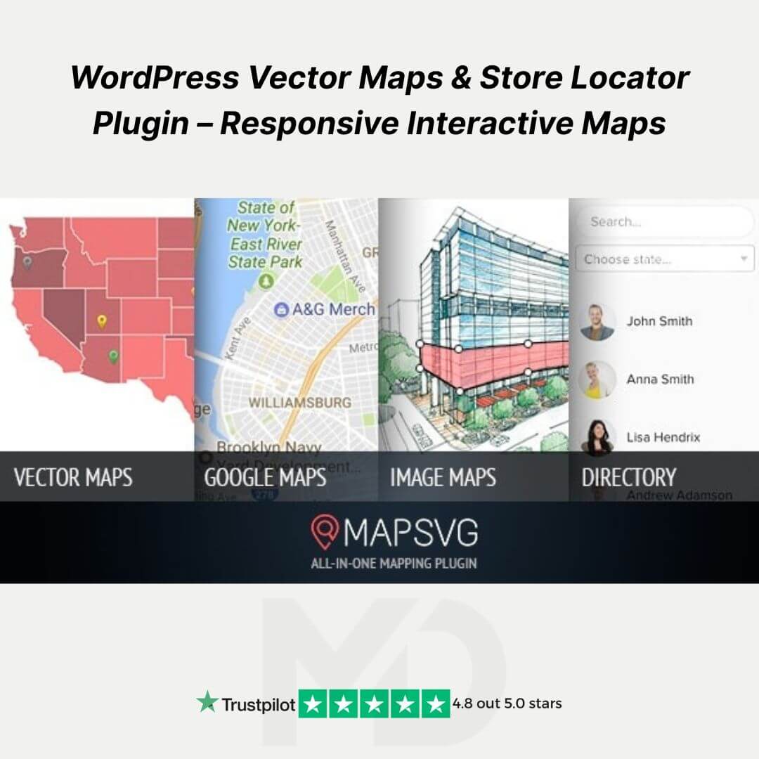 WordPress Vector Maps & Store Locator Plugin – Responsive Interactive ...